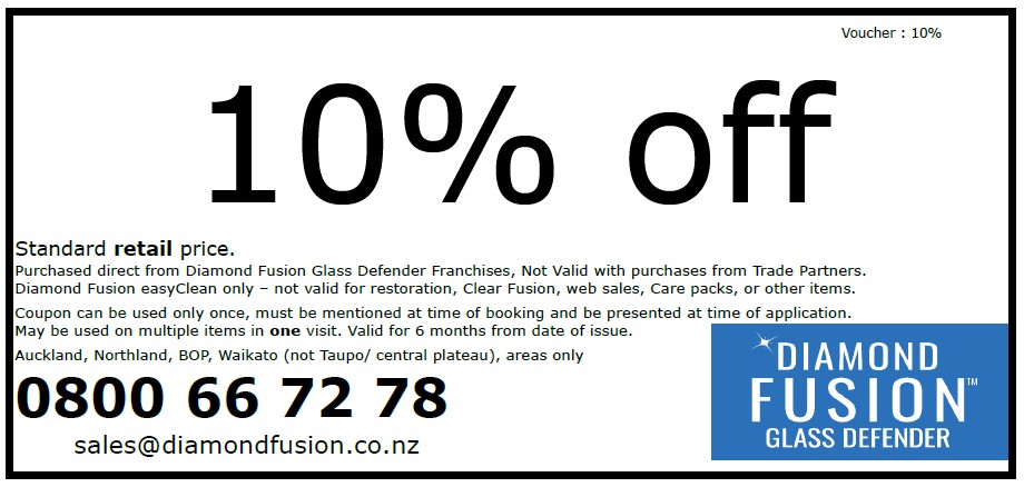 Diamond Fusion Glass Defender - The Auckland Home Show